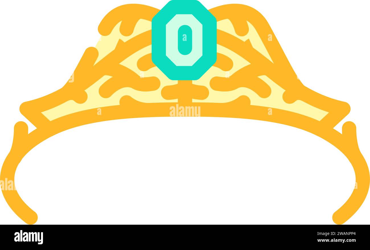 tiara jewelry color icon vector illustration Stock Vector Image & Art ...