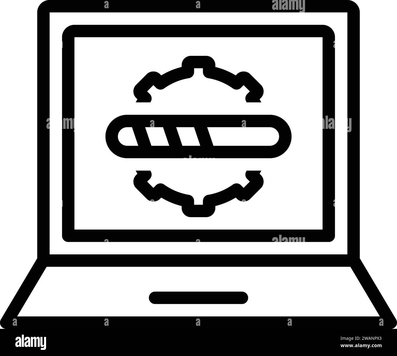 Stride icon Stock Vector Images - Alamy