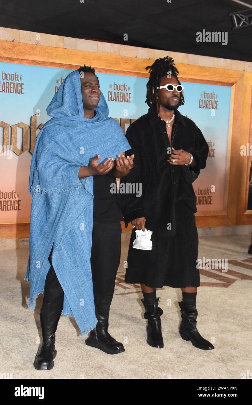 Los Angeles, California, USA 5th January 2024 (L-R) Director Jeymes ...