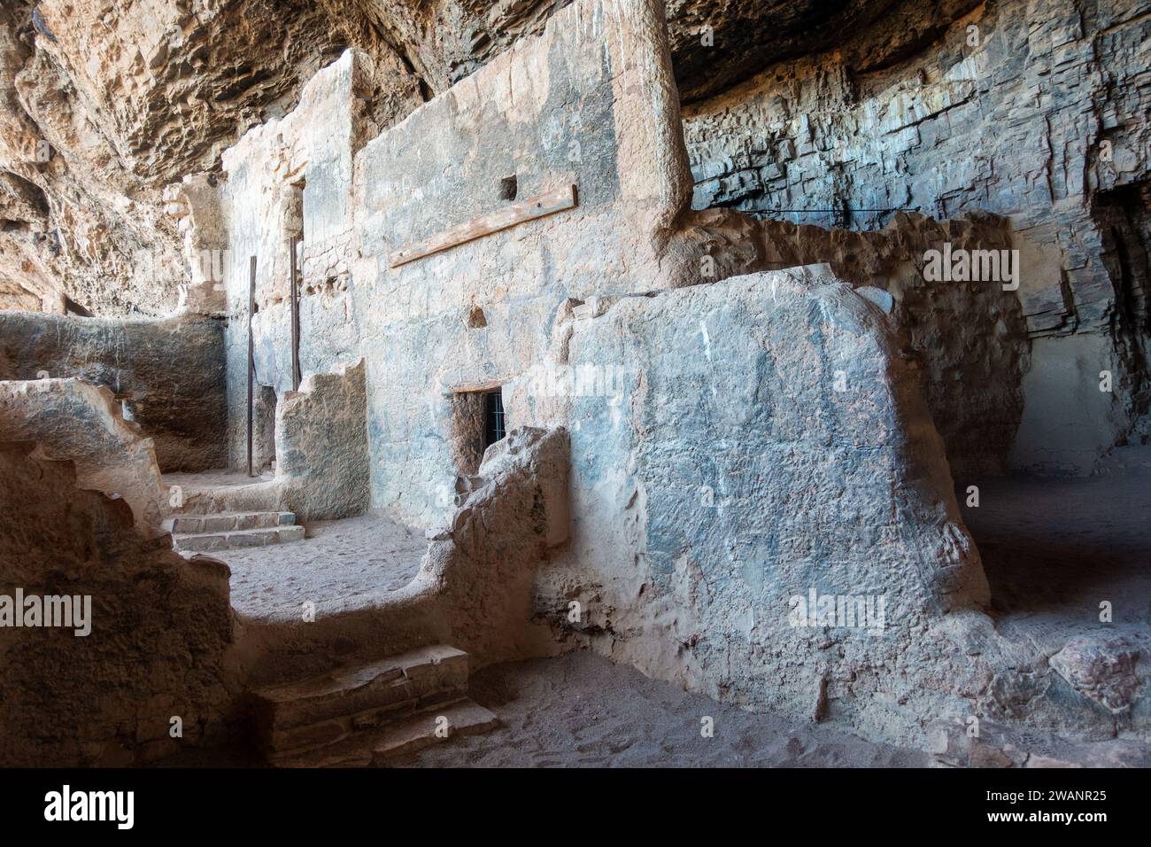 Lower Tonto Cliff Dwellings US National Monument Roosevelt Arizona ...