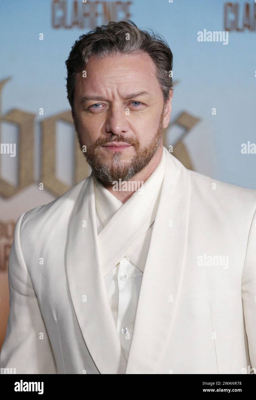 Los Angeles, California, USA - 05 Jan 2024. James McAvoy at the Los ...