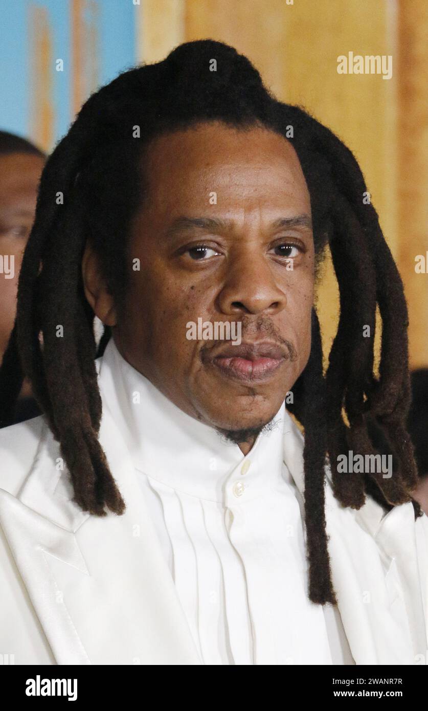 Los Angeles, California, USA - 05 Jan 2024. Jay Z at the Los Angeles ...