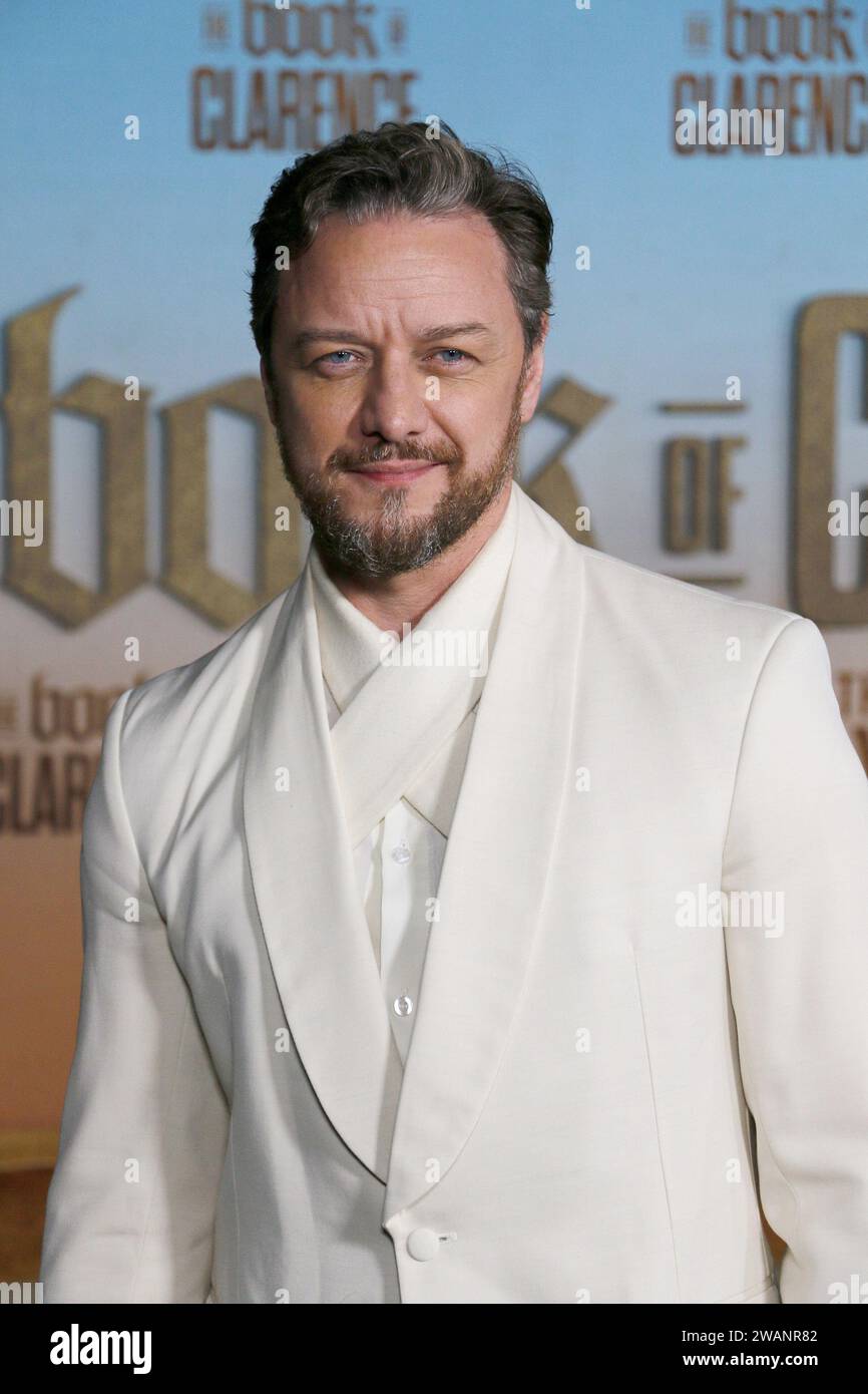 Los Angeles, California, USA - 05 Jan 2024. James McAvoy at the Los ...