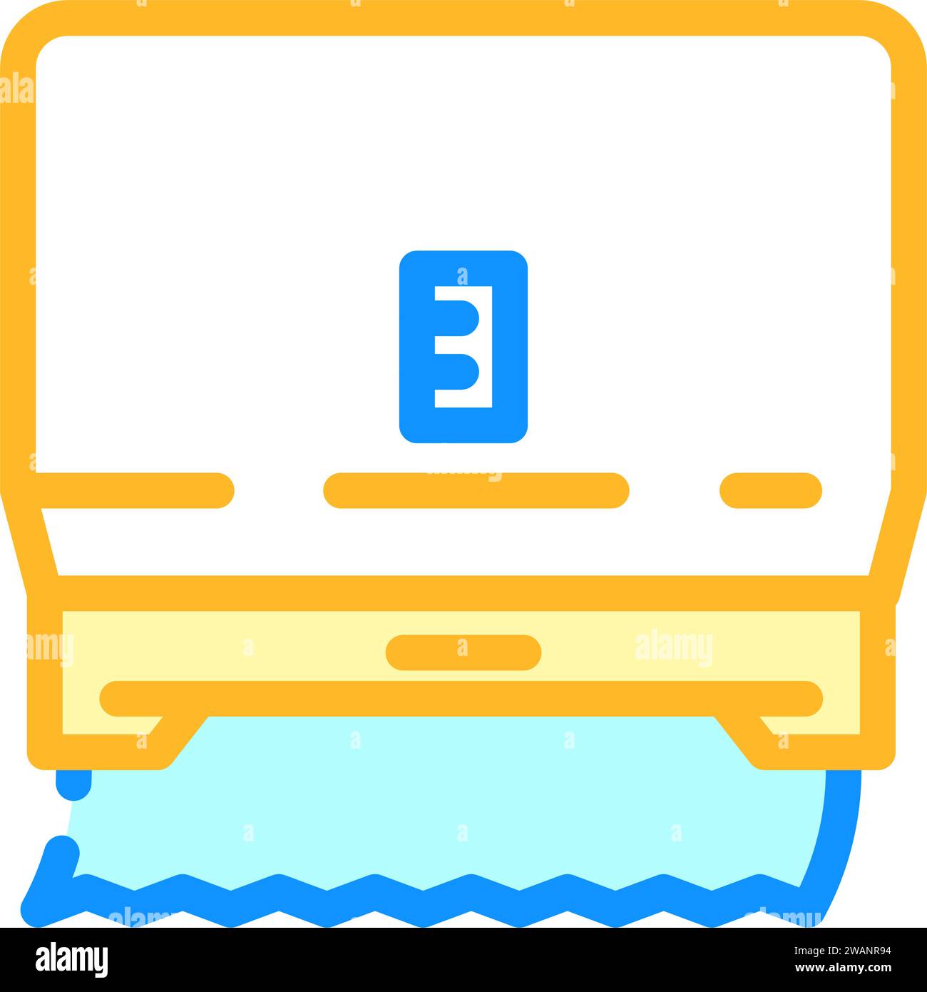 paper towel dispenser color icon vector illustration Stock Vector Image ...