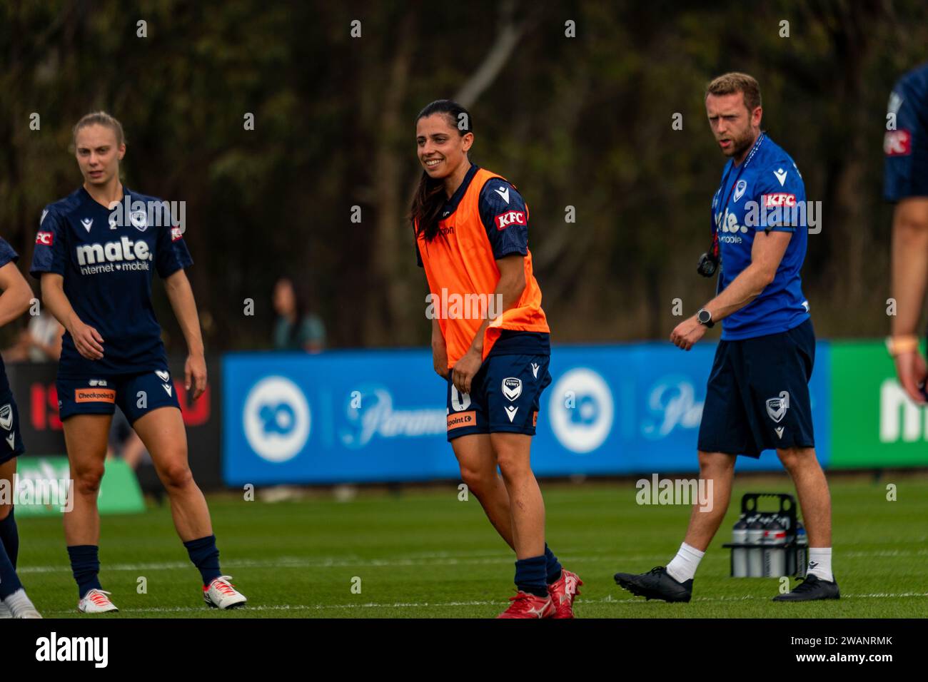 Bundoora, Australia. 6 January, 2024. Matildas star Alexandra Chidiac ...