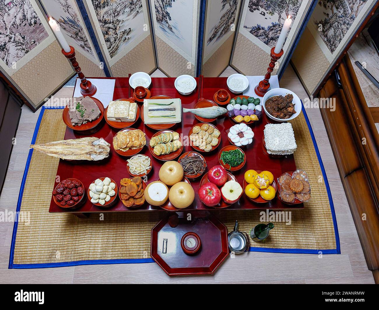 'Jesa', a traditional Korean culture that prepares food in memory of ...