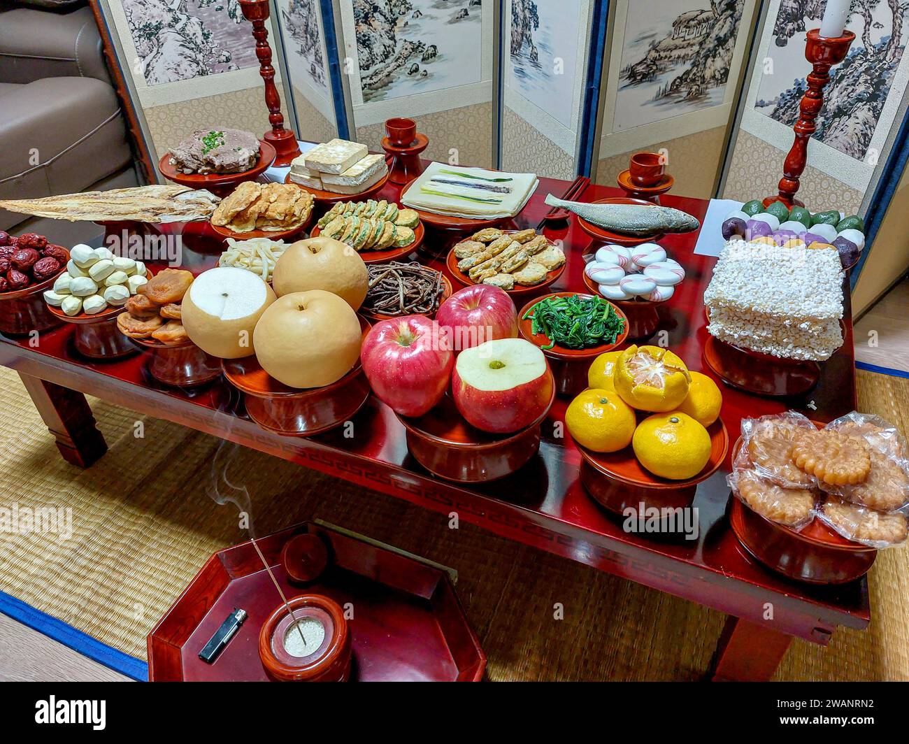 'Jesa', a traditional Korean culture that prepares food in memory of ...