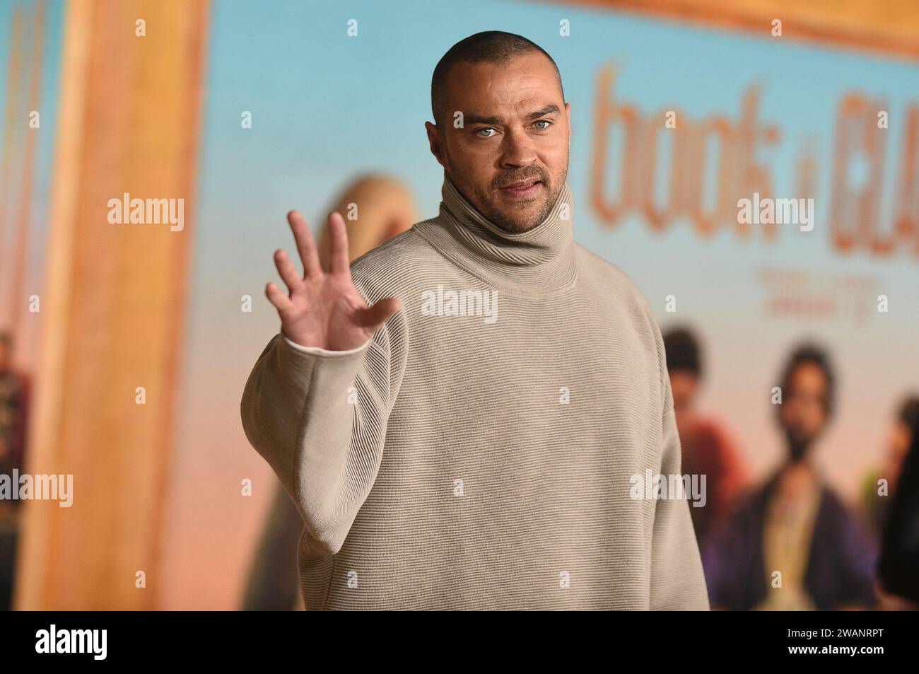 Jesse Williams arrives at the premiere of "The Book of Clarence" on ...