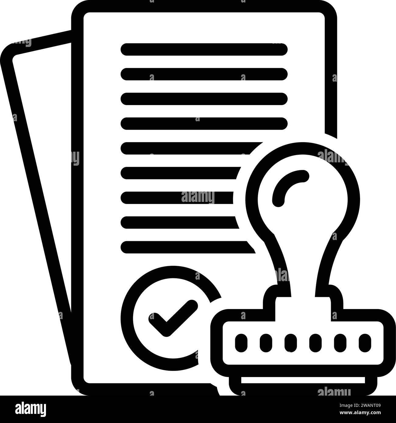 Icon for assumptions,approve Stock Vector Image & Art - Alamy