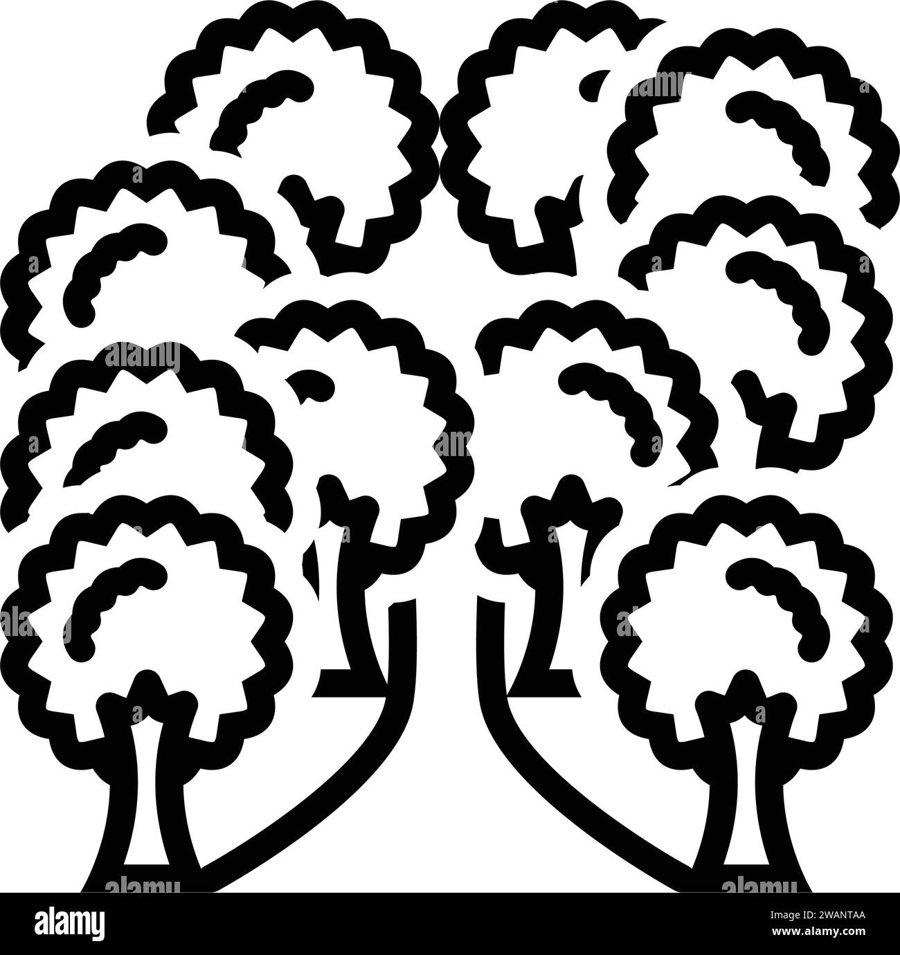 Icon for forest,jungle Stock Vector Image & Art - Alamy