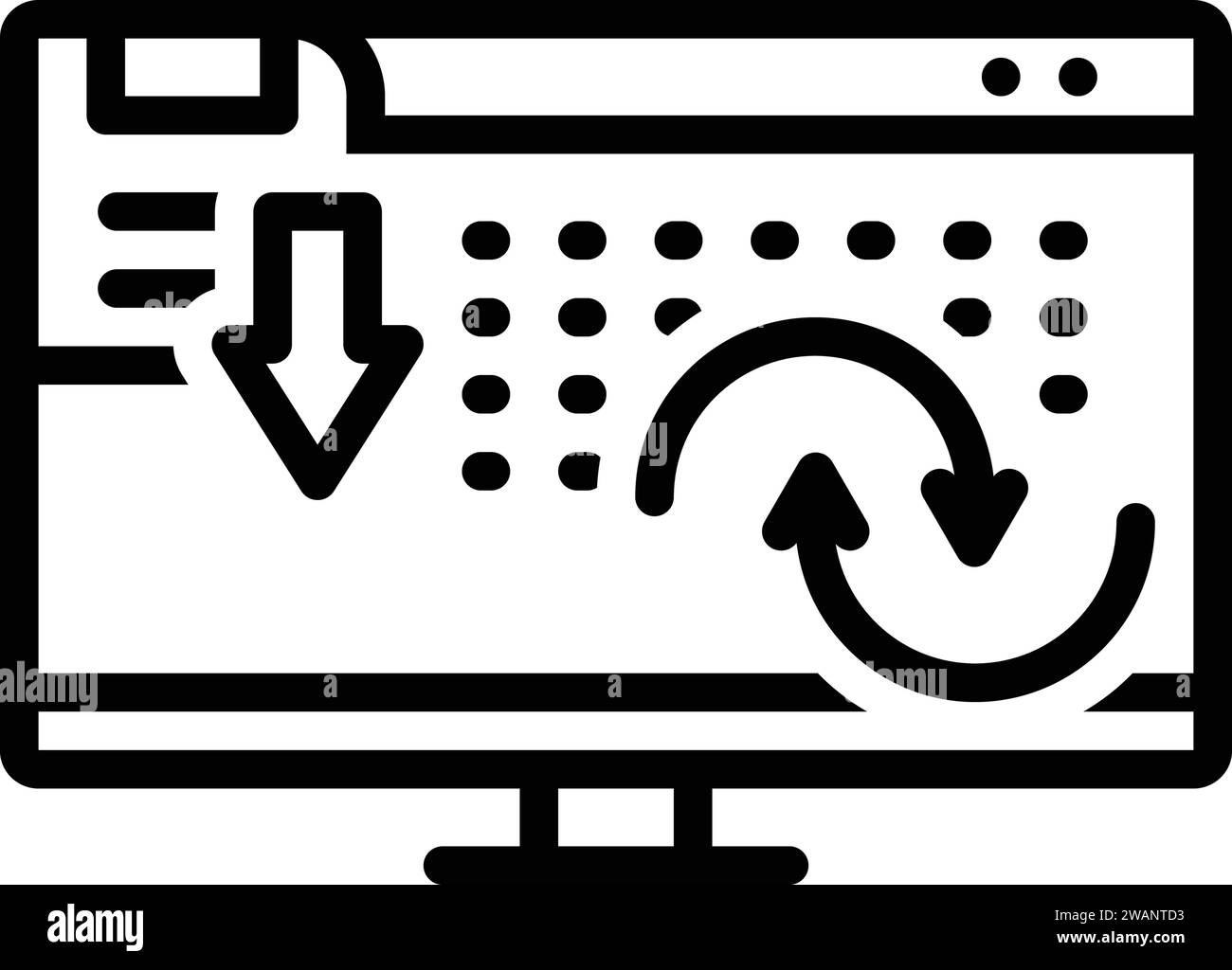 Icon for auto,save Stock Vector Image & Art - Alamy