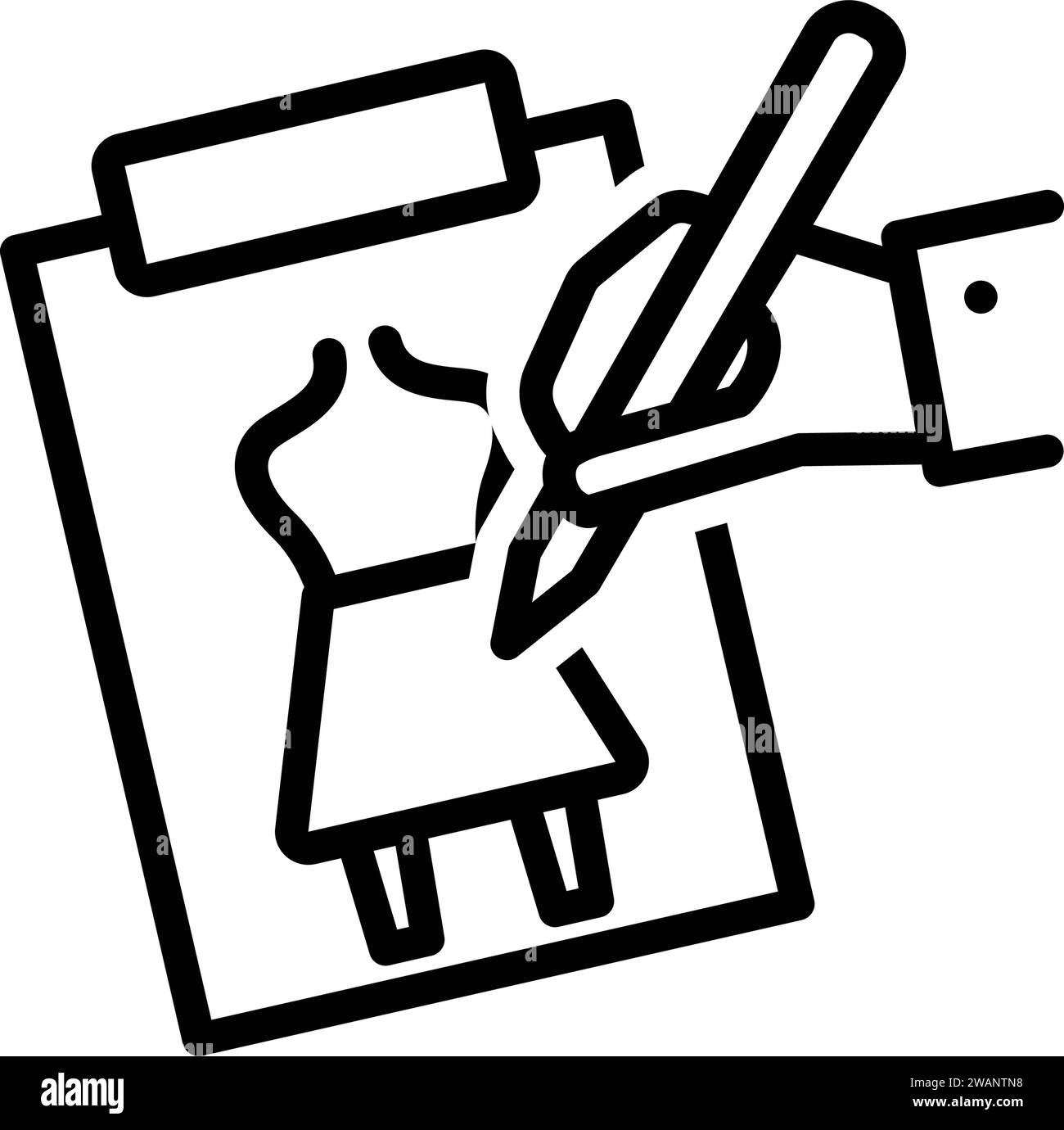 Draw drawing Stock Vector Images - Alamy