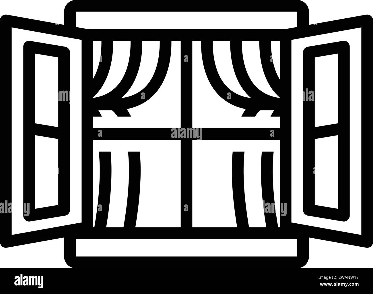 Skylight window Stock Vector Images - Alamy