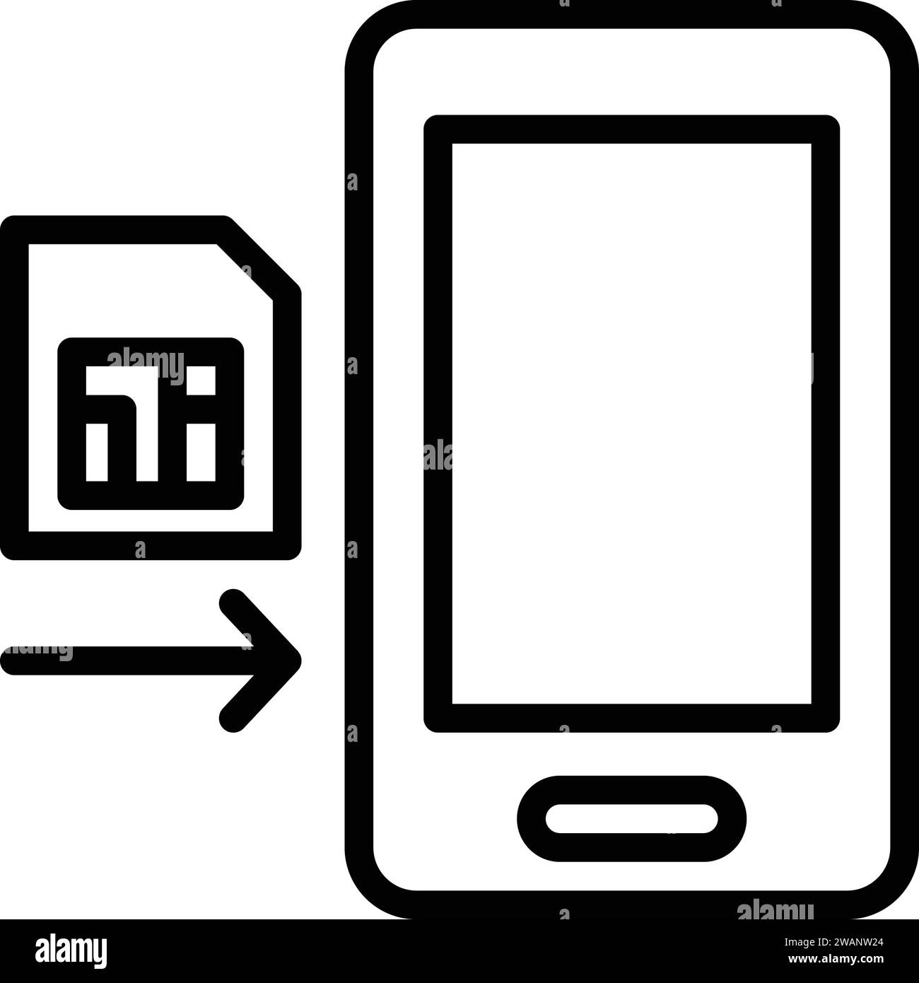 Insert sim Black and White Stock Photos & Images - Alamy