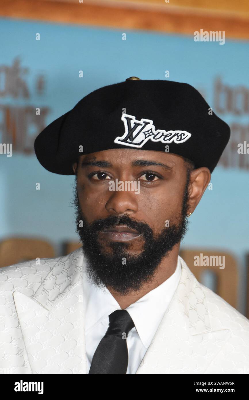 Los Angeles, California, USA 5th January 2024 Actor LaKeith Stanfield ...