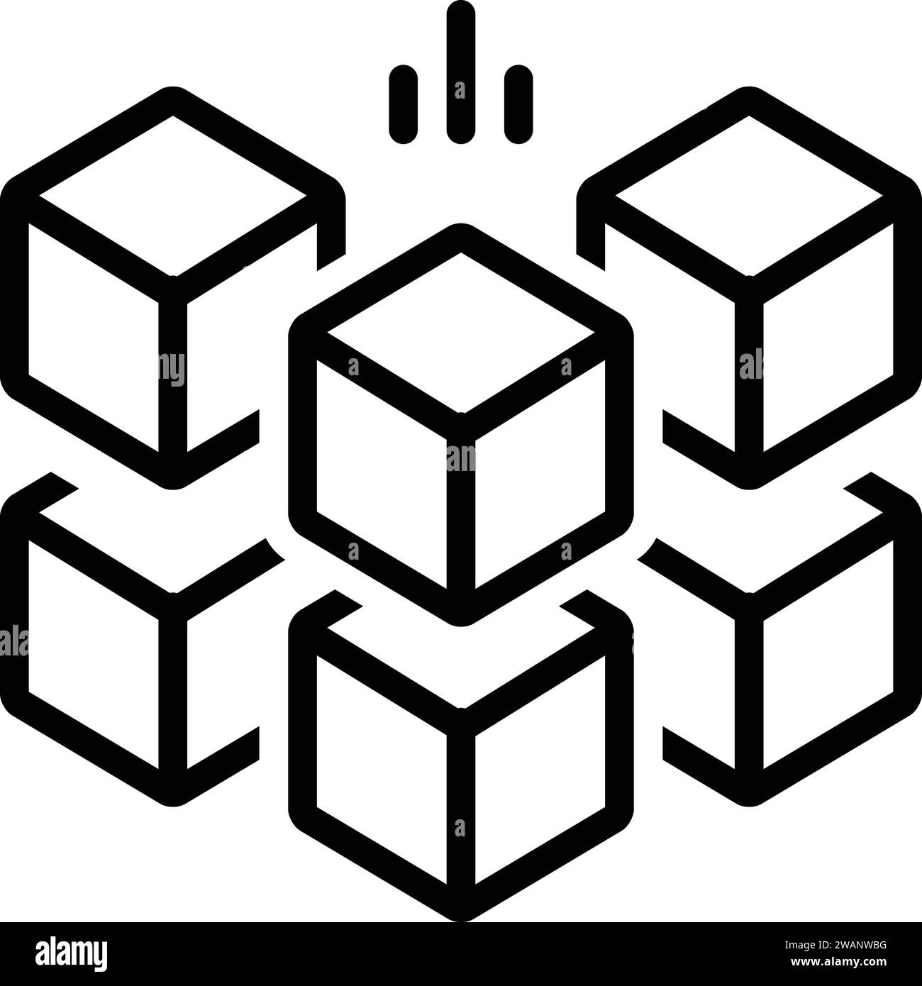 Cubed Stock Vector Images - Alamy