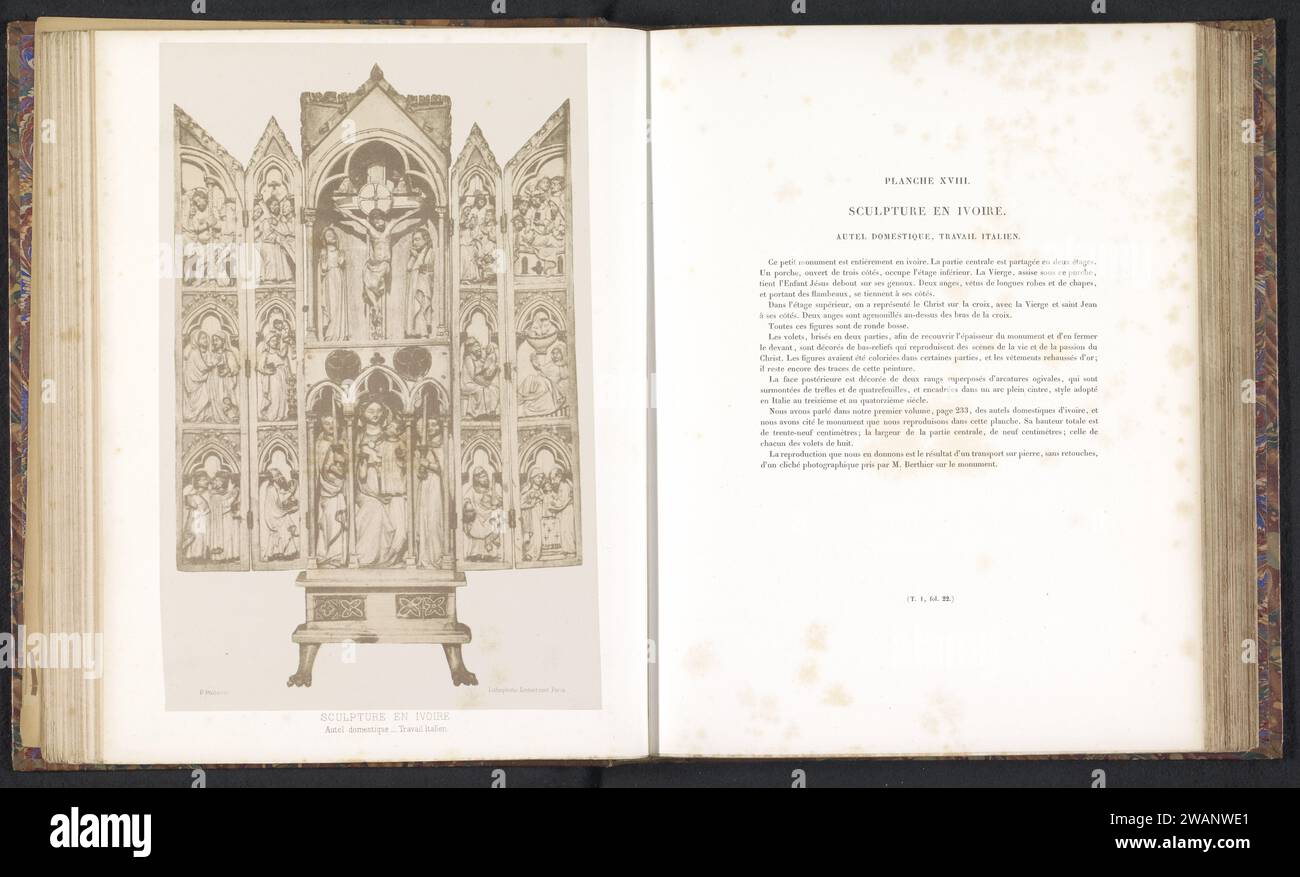 Ivory house altar, Berthier, c. 1859 - in or before 1864 ...