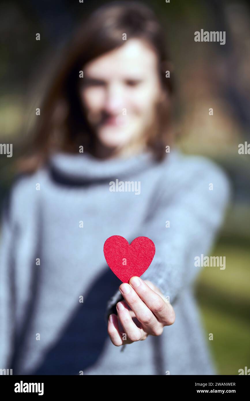 Heart symbol conceptual St. Valentine's day background. Heart love and ...