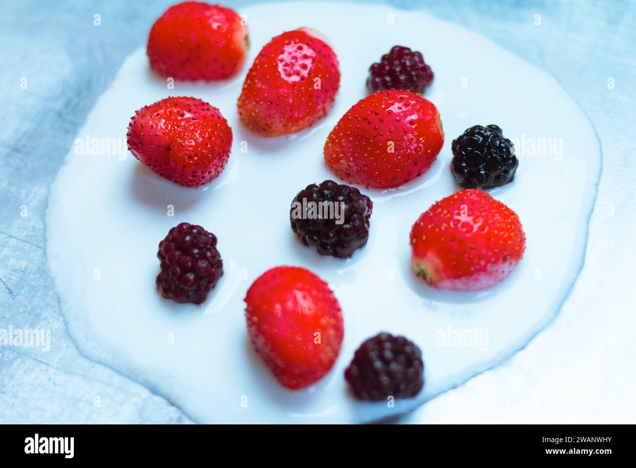Acai with sweets and chocolate, Delicious dessert Stock Photo - Alamy