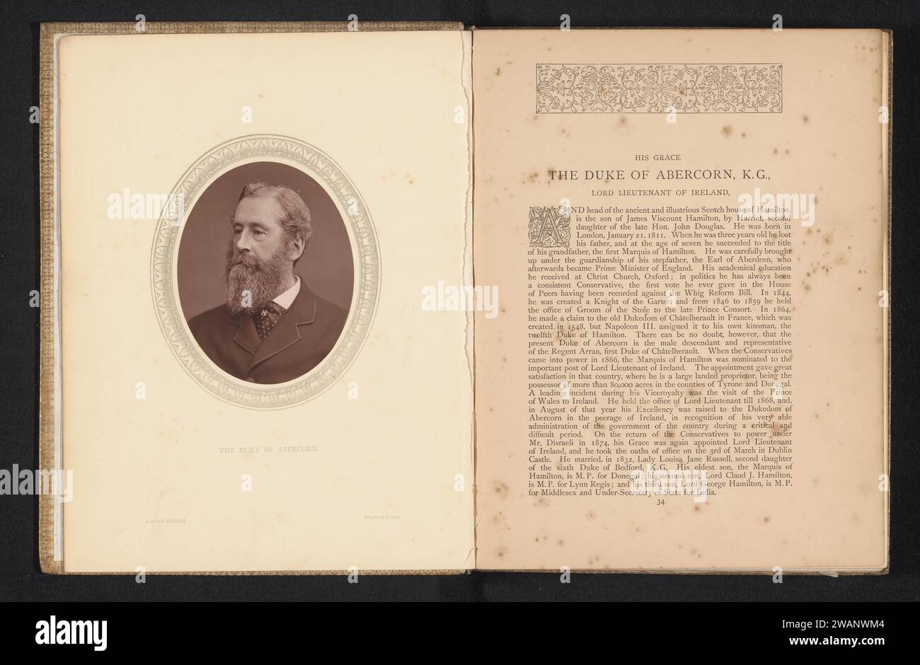 The duke of Abercorn, Lock & Whitfield, c. 1871 - in or before 1876 ...