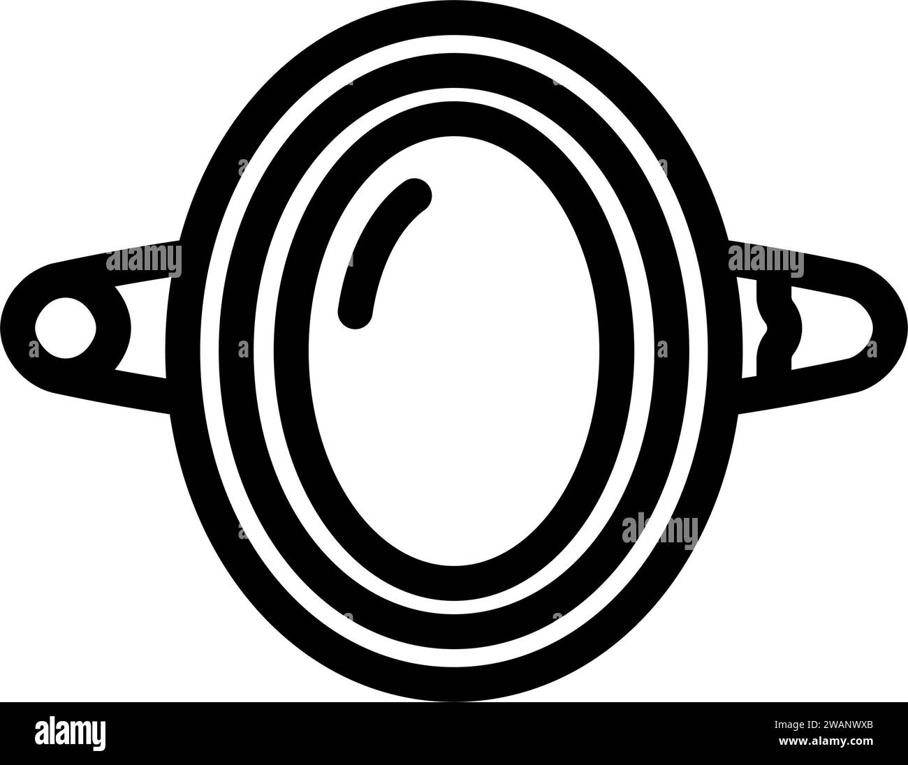 Jewellery line icon pack Black and White Stock Photos & Images - Alamy