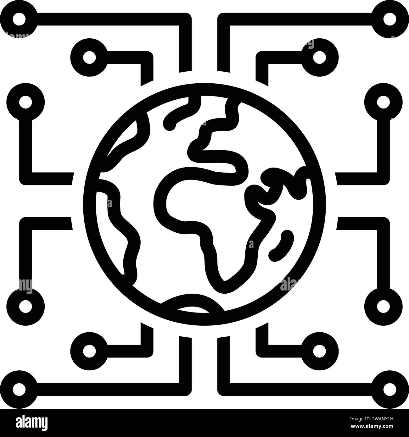 Icon for digitization,technology Stock Vector Image & Art - Alamy