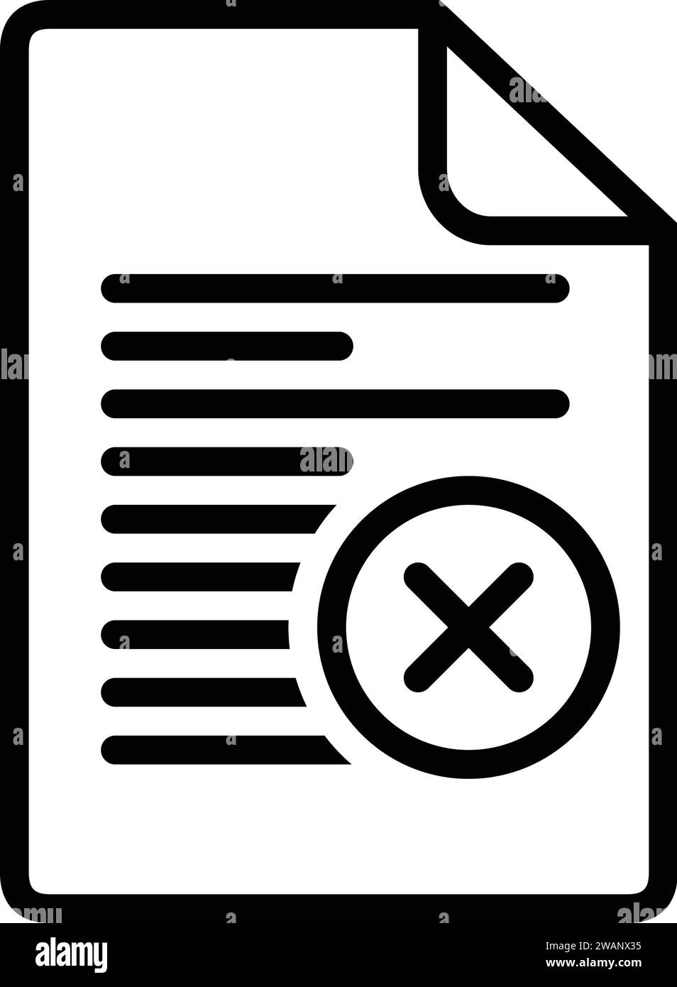 Icon for cleartext,delete Stock Vector Image & Art - Alamy