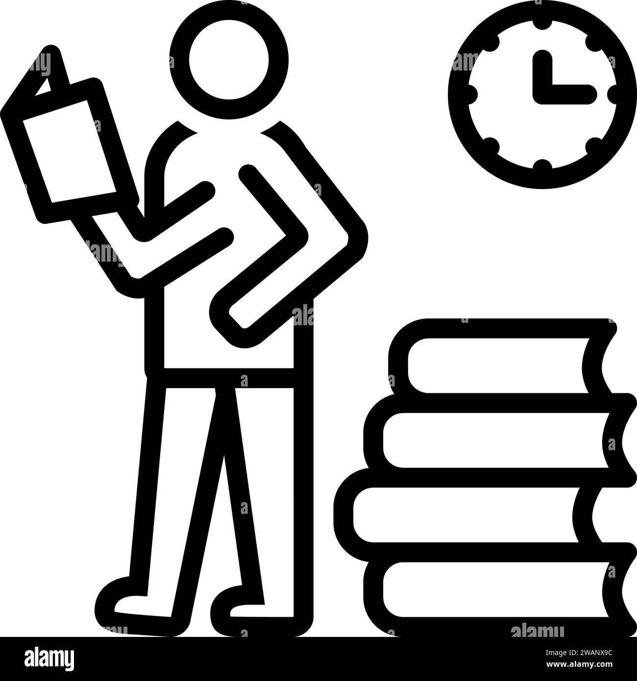 Cramming education Stock Vector Images - Alamy