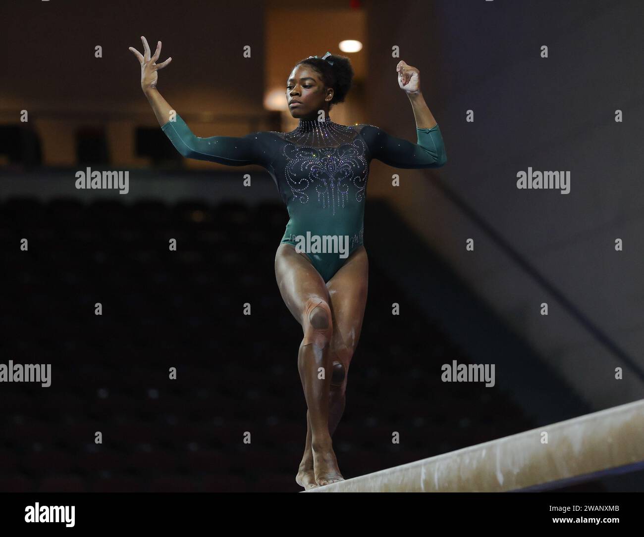 January 5, 2024: Michigan State's Gabrielle Stephen competes on the ...