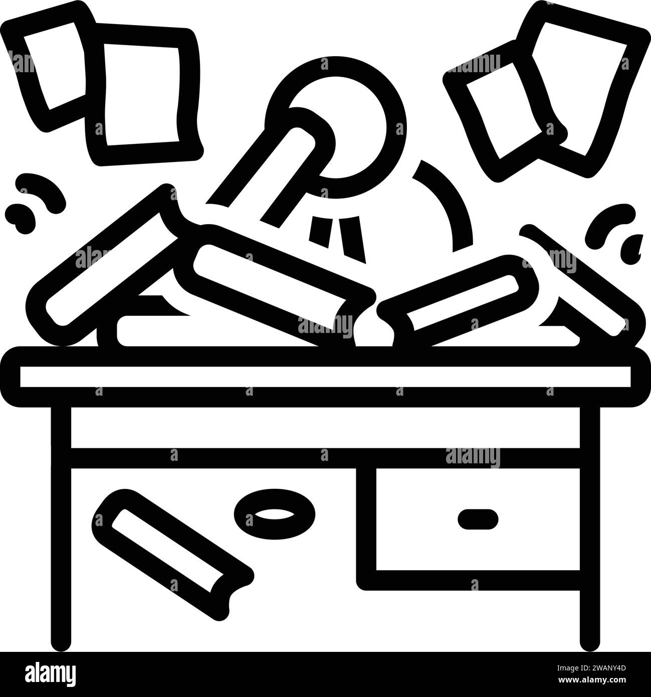 Disorganized Stock Vector Images - Alamy