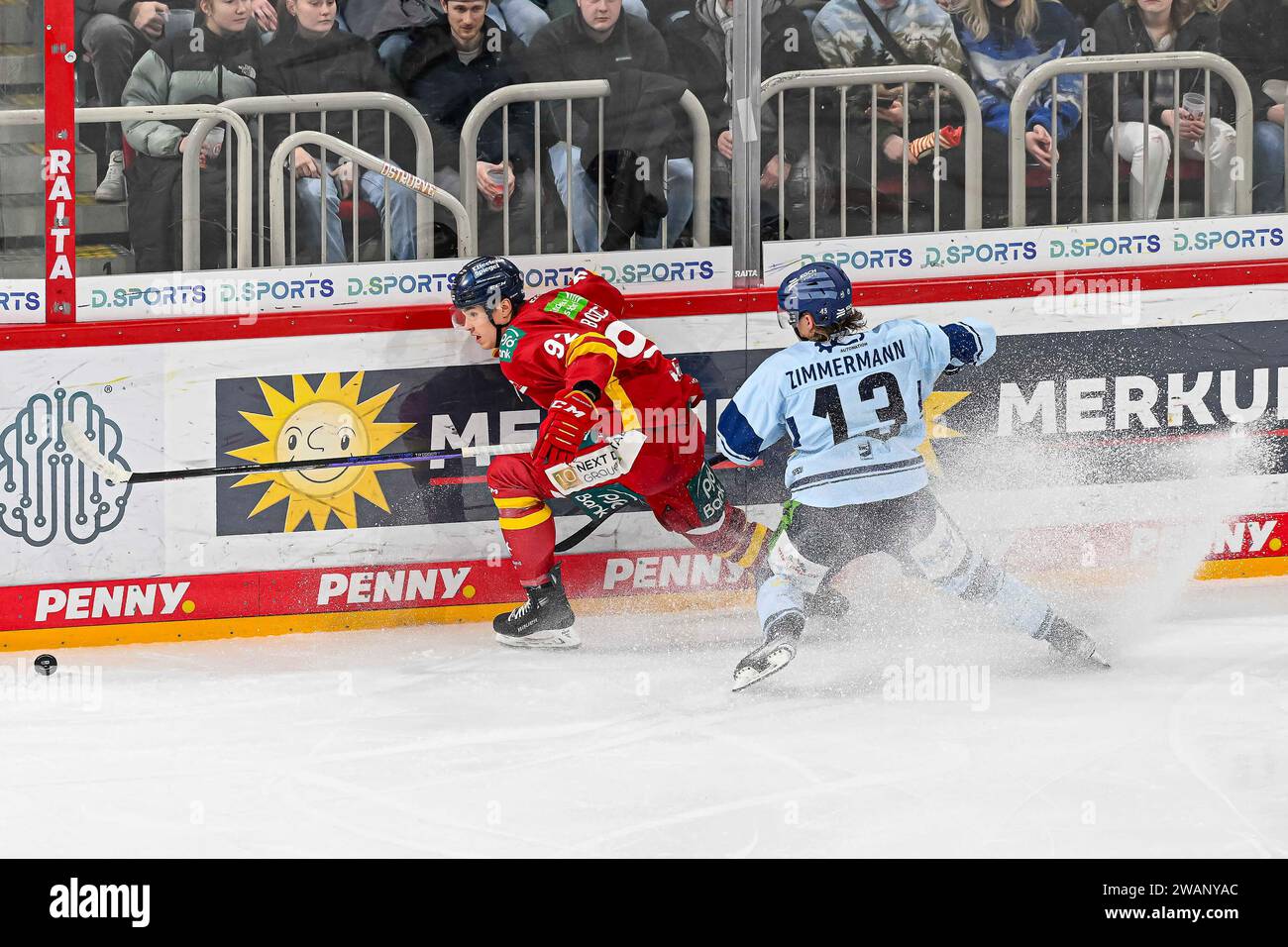 Eishockey DEL - 35. Spieltag: Düsseldorfer EG vs Straubing Tigers am 05 ...