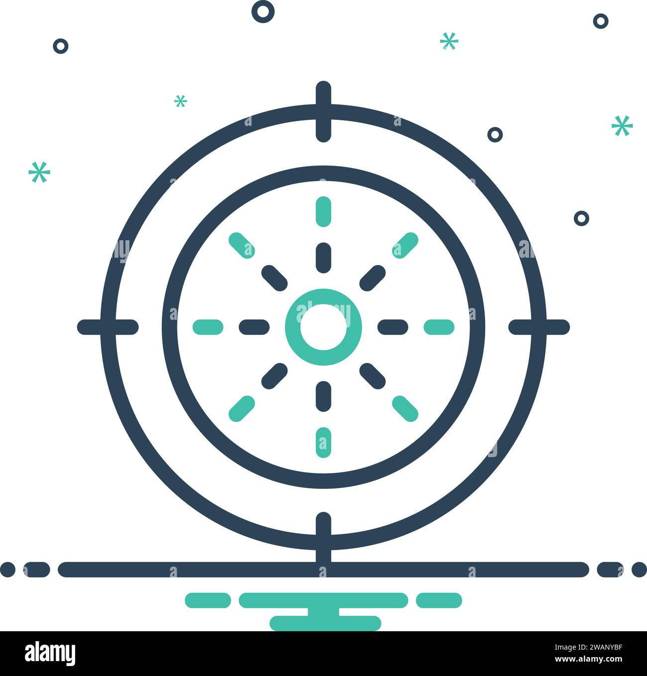 Target nucleus Stock Vector Images - Alamy