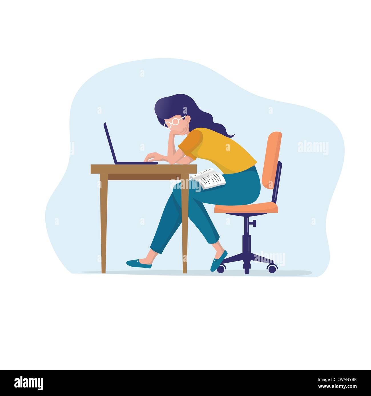 Isolation schooling Stock Vector Images - Alamy