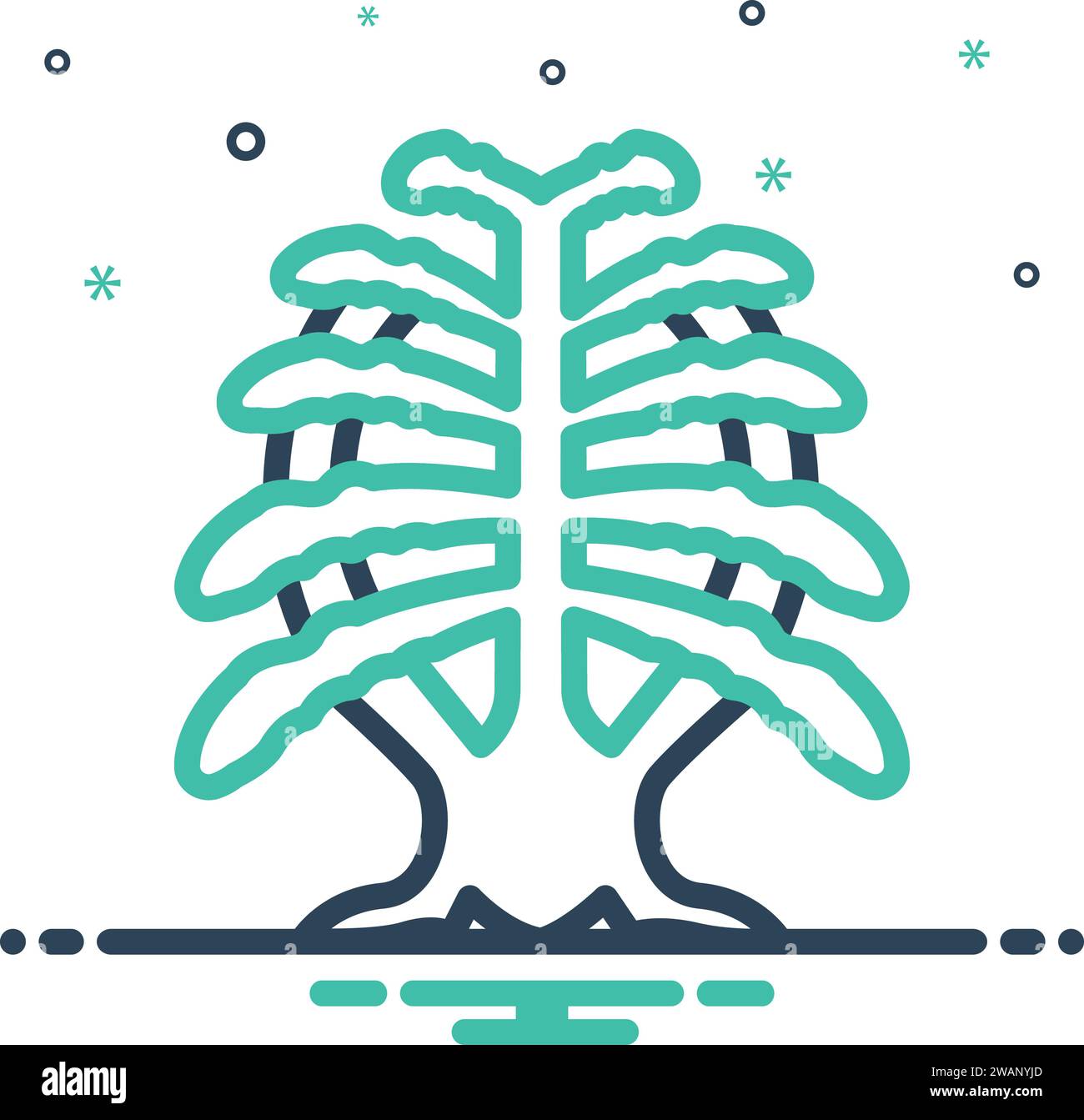 Icon for cedar; leaf Stock Vector Image & Art - Alamy