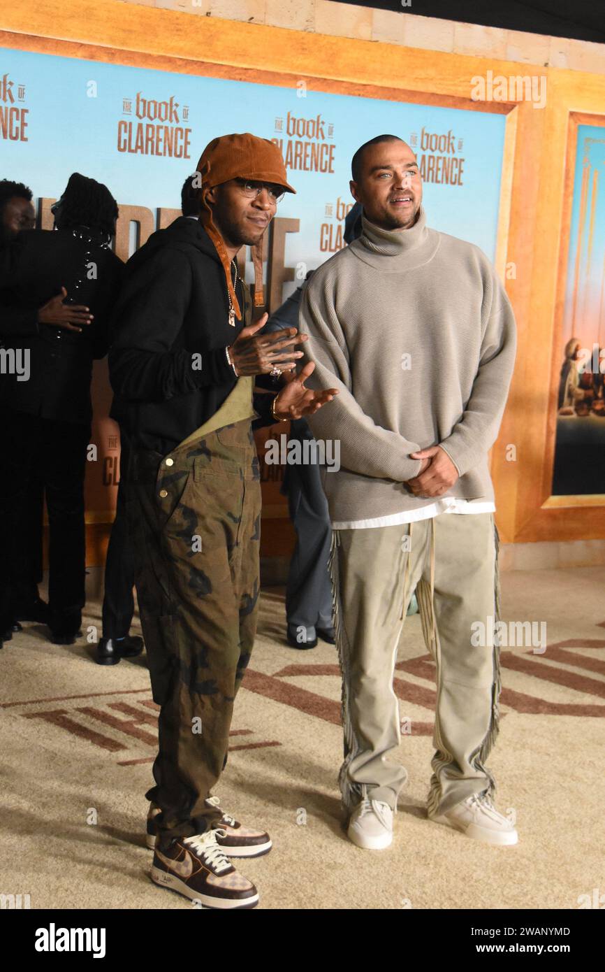Los Angeles, California, USA 5th January 2024 Singer Kid Cudi and Actor ...