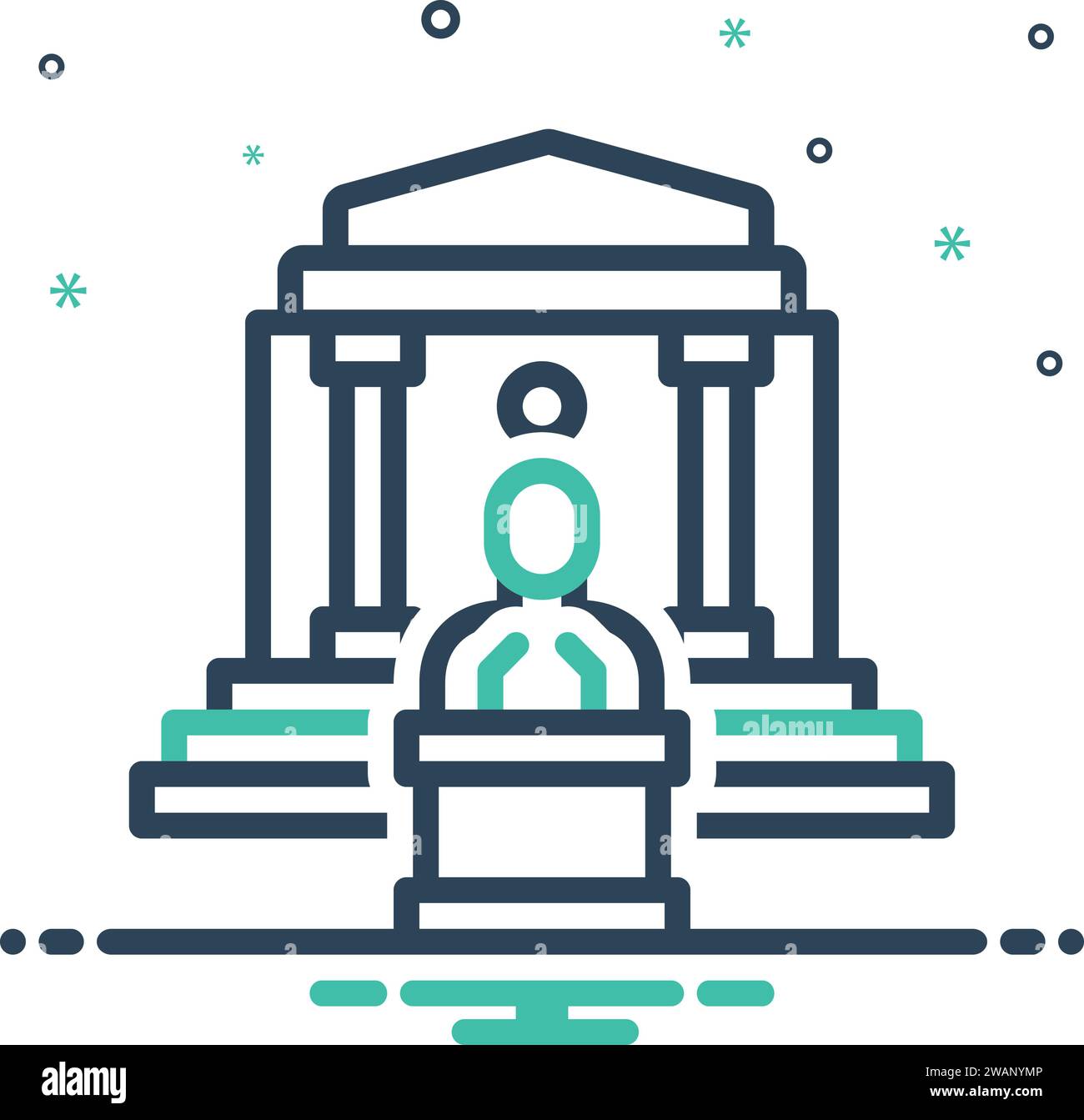 Icon for governing; temple Stock Vector Image & Art - Alamy