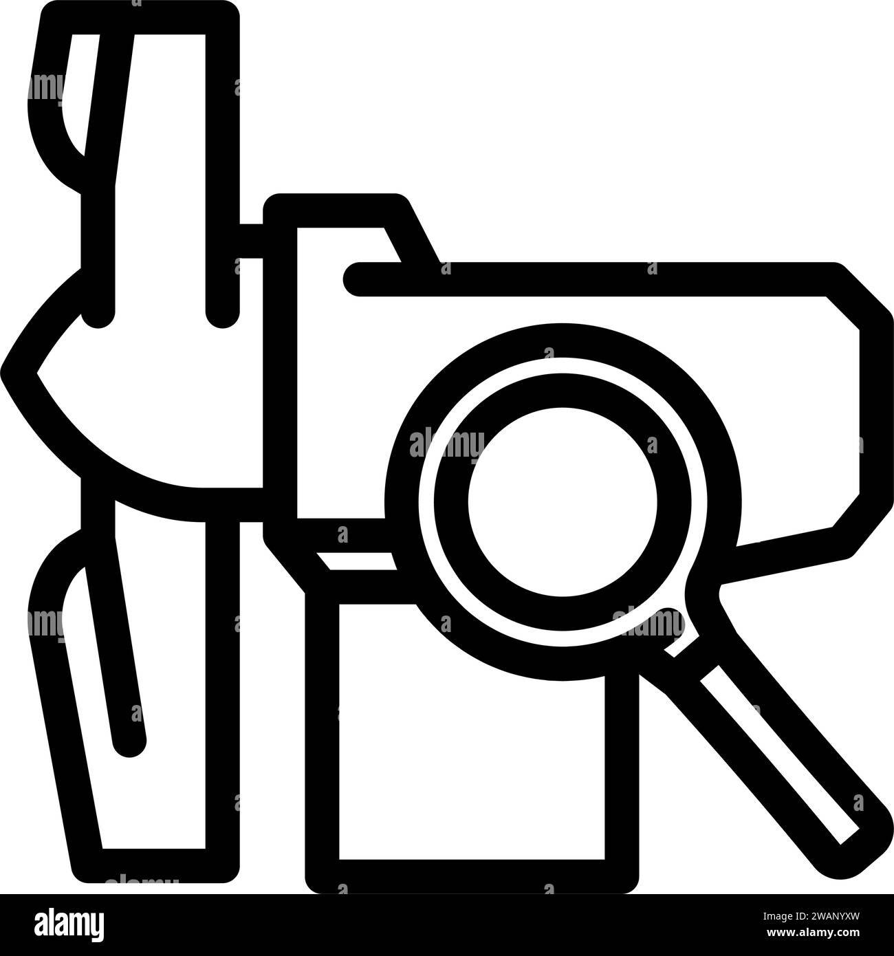 turbine inspection line icon vector illustration Stock Vector Image ... turbine inspection line icon vector illustration Stock Vector Image ...