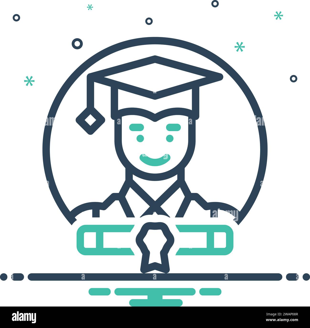 Icon for scholars; degree Stock Vector Image & Art - Alamy