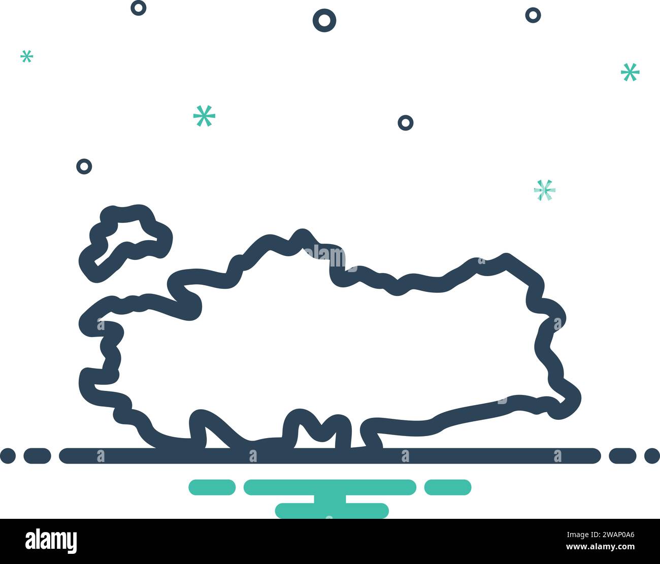 Icon for turkey, map Stock Vector Image & Art - Alamy