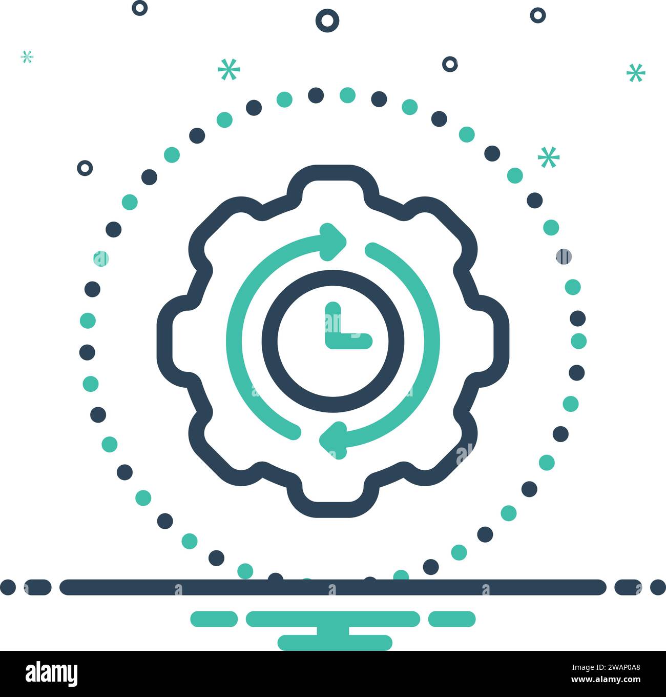 Buttonclock Stock Vector Images - Alamy