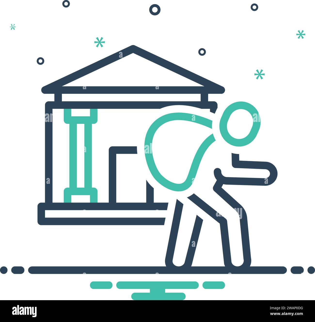 Icon for leaving; house Stock Vector Image & Art - Alamy