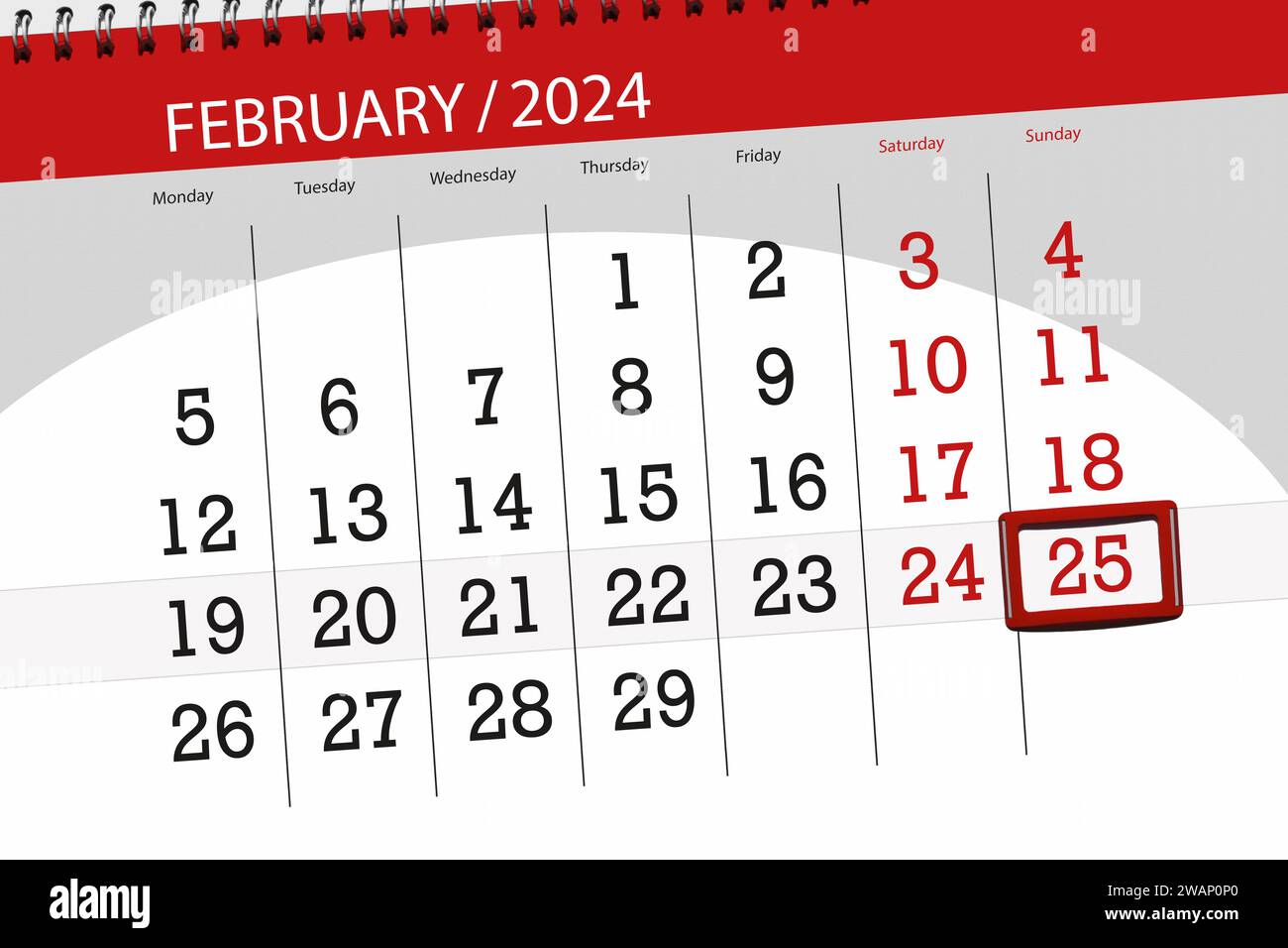 Calendar 2024, deadline, day, month, page, organizer, date, February ...