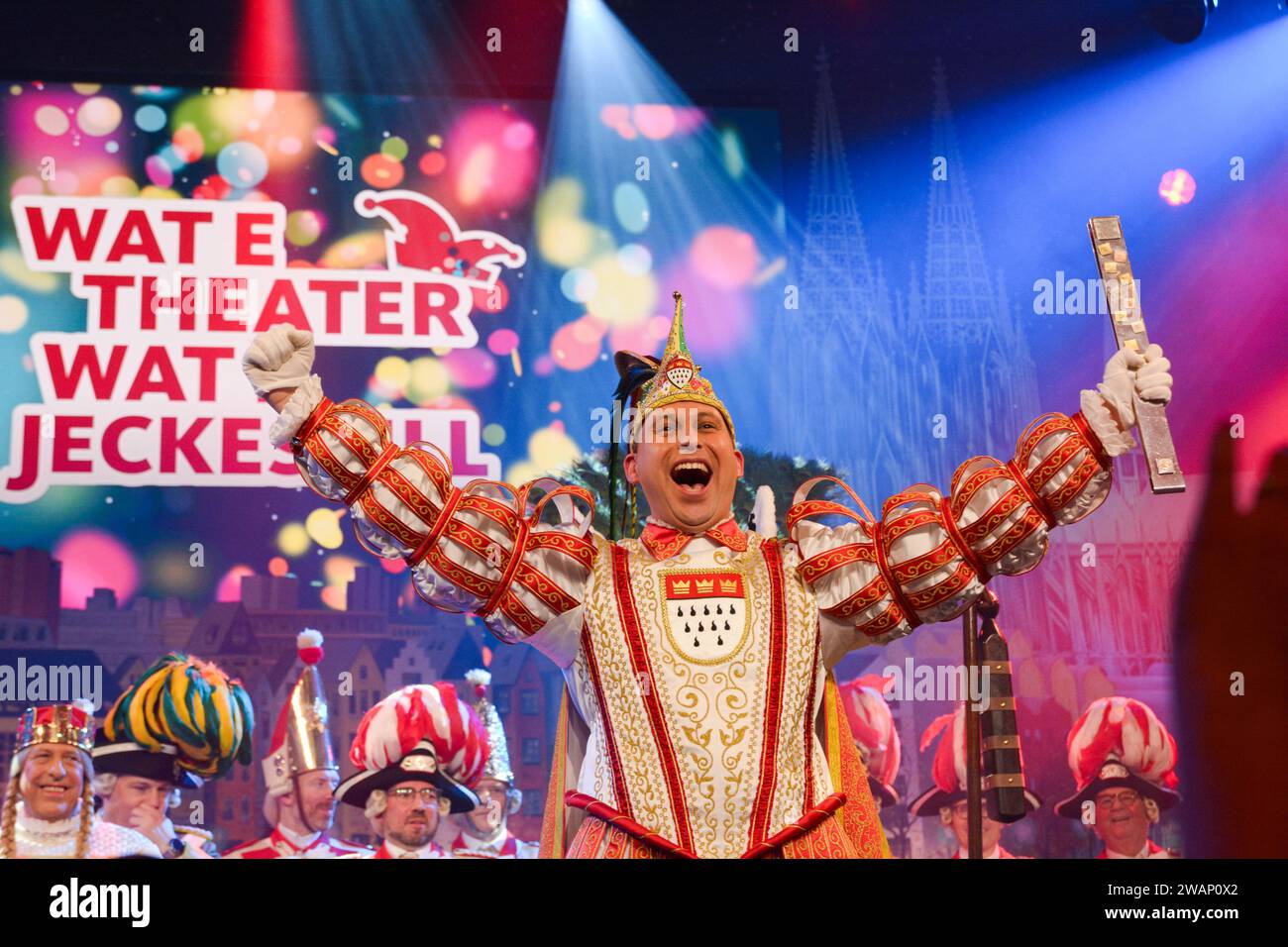 Cologne, Germany. 05th Jan, 2024. Prince Sascha is standing on the ...