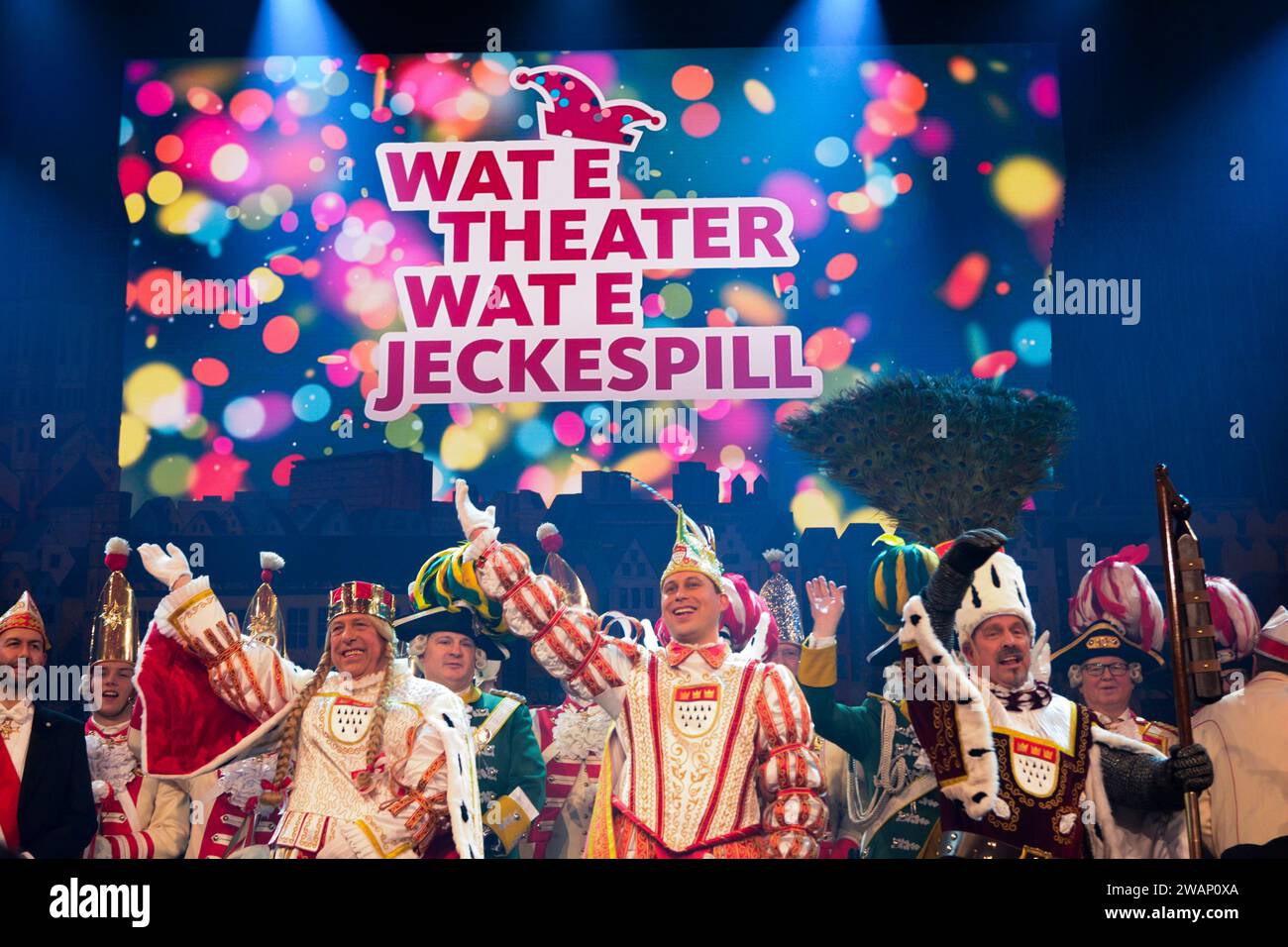 Cologne, Germany. 05th Jan, 2024. Jungfrau Frieda, Bauer Werner, and ...