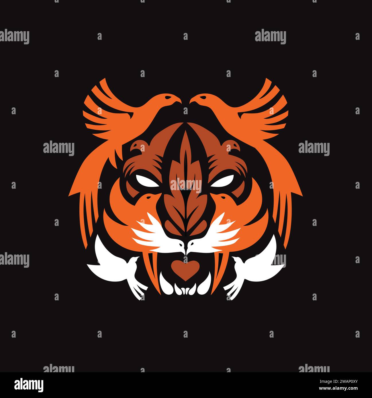 Tiger birds eye Stock Vector Images - Alamy