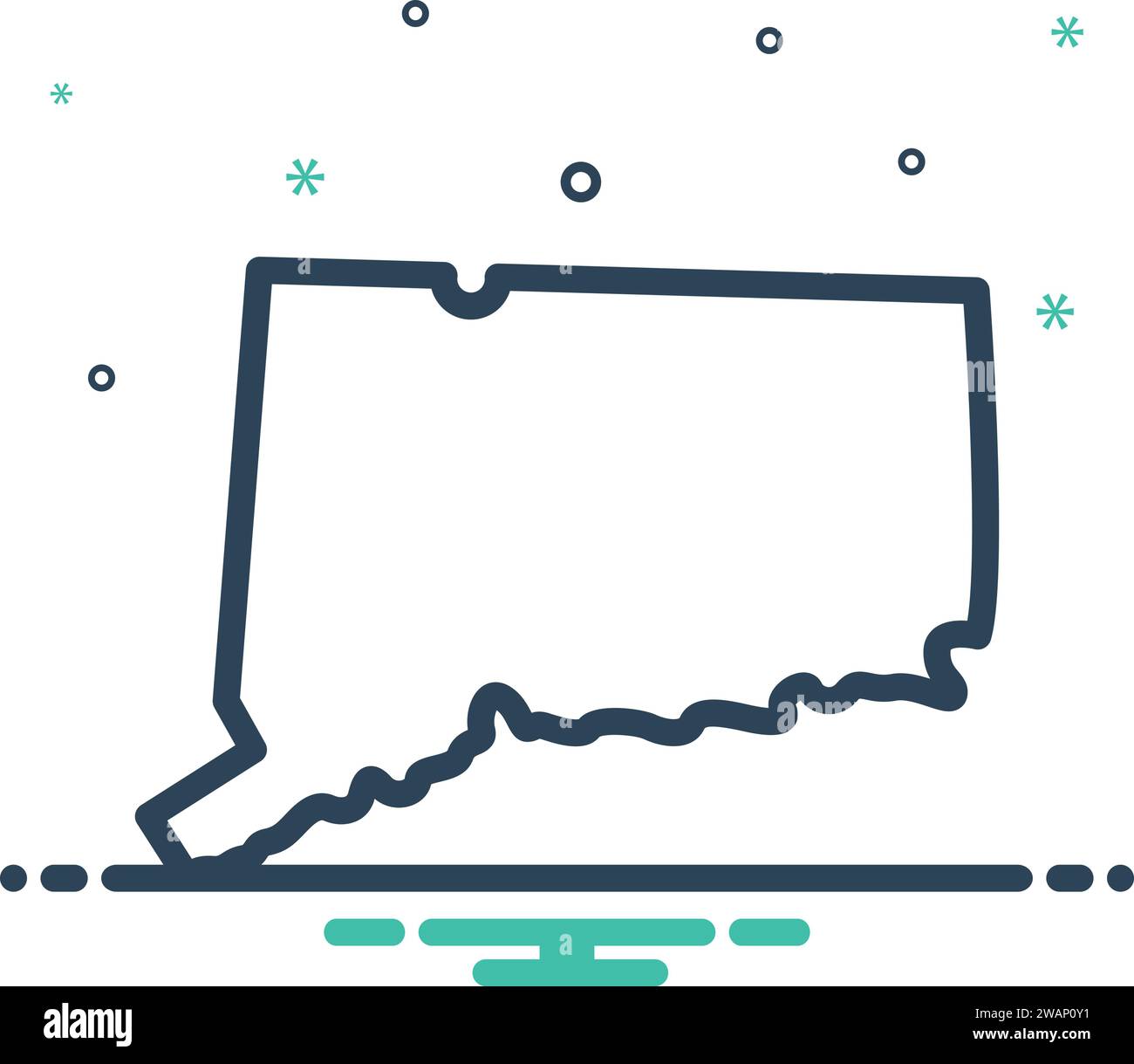 Icon for connecticut,map Stock Vector Image & Art - Alamy