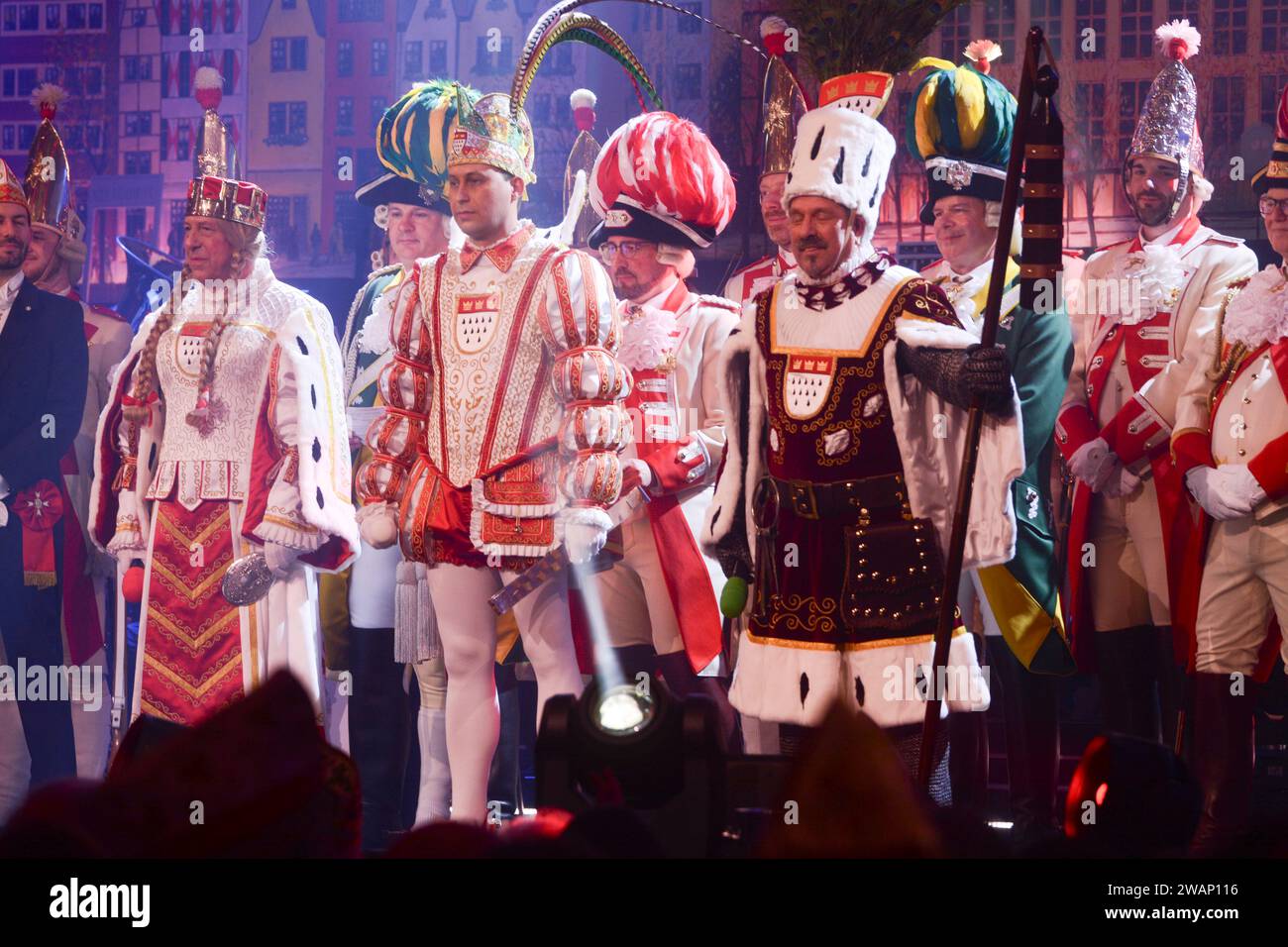 Cologne, Germany. 05th Jan, 2024. Jungfrau Frieda, Bauer Werner, and ...