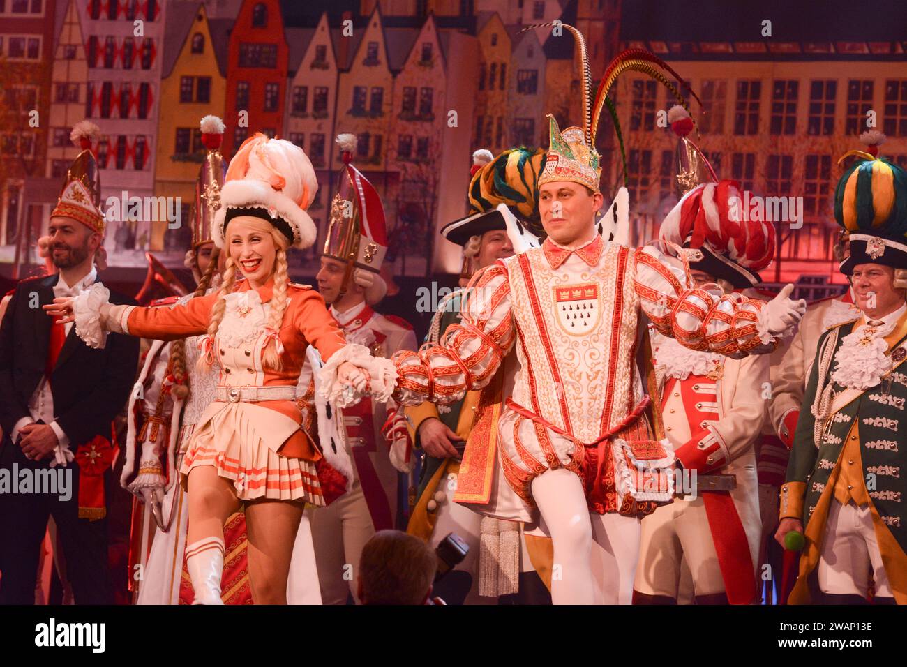 Cologne, Germany. 05th Jan, 2024. Prince Sascha is dancing with his ...