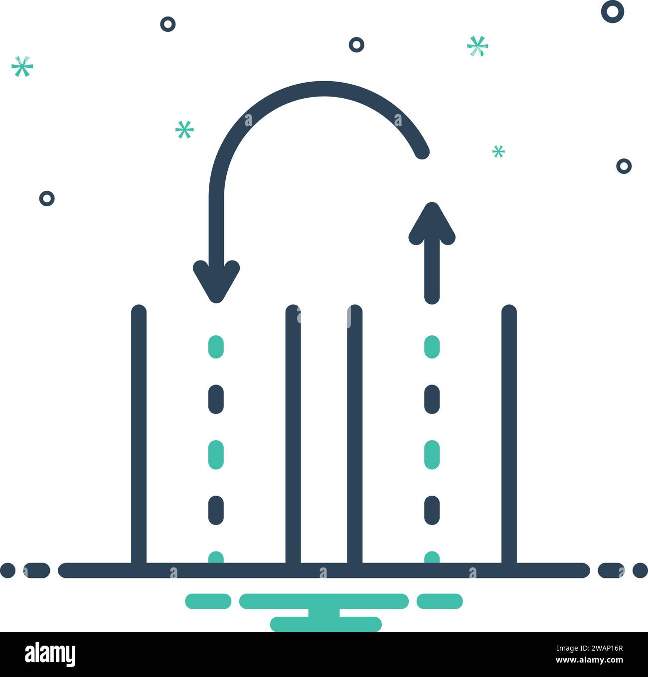 Cycle path logo Cut Out Stock Images & Pictures - Alamy