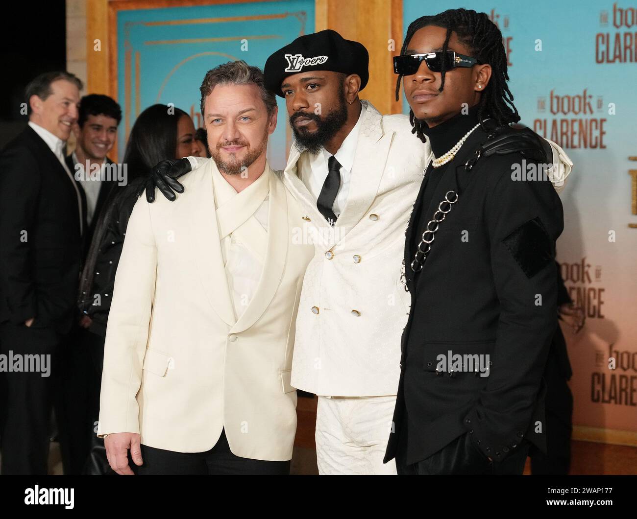 Los Angeles, USA. 09th Nov, 2022. (L-R) James McAvoy, LaKeith Stanfield ...